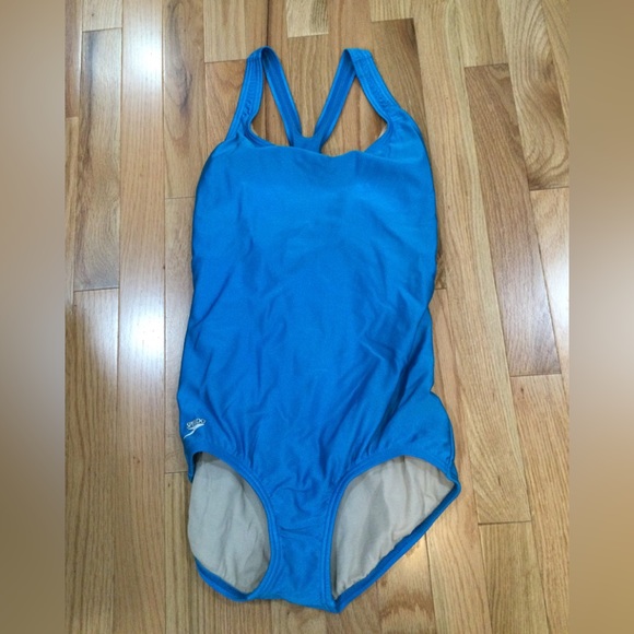 Speedo | Swim | 325 Closet Sale Speedo Size 12 One Piece Blue Swimsuit ...